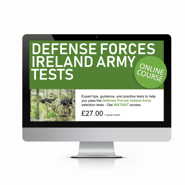 [Online] Defence Forces Ireland Army Tests Course - How 2 Become