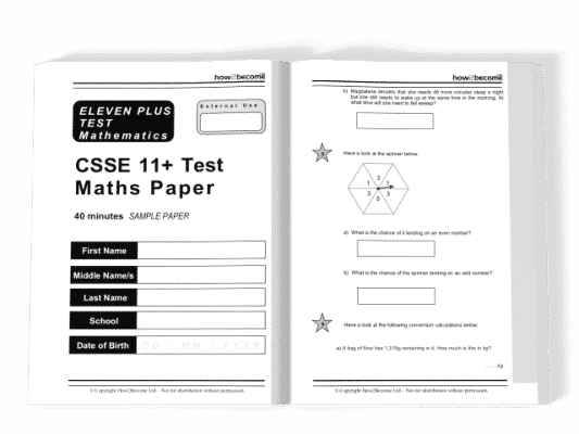 11+ CSSE Essex Practice Papers & Answers | Free Download