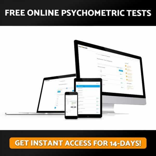 Free Psychometric Tests [FREE ACCESS FOR 14-DAYS] - Thereafter £9.99 ...
