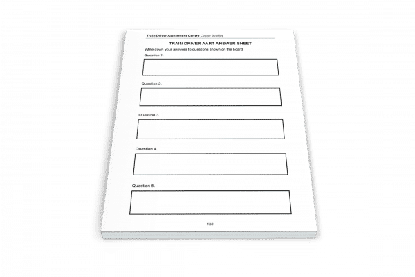 Train Driver Assessment Centre Training Course | Mock Tests