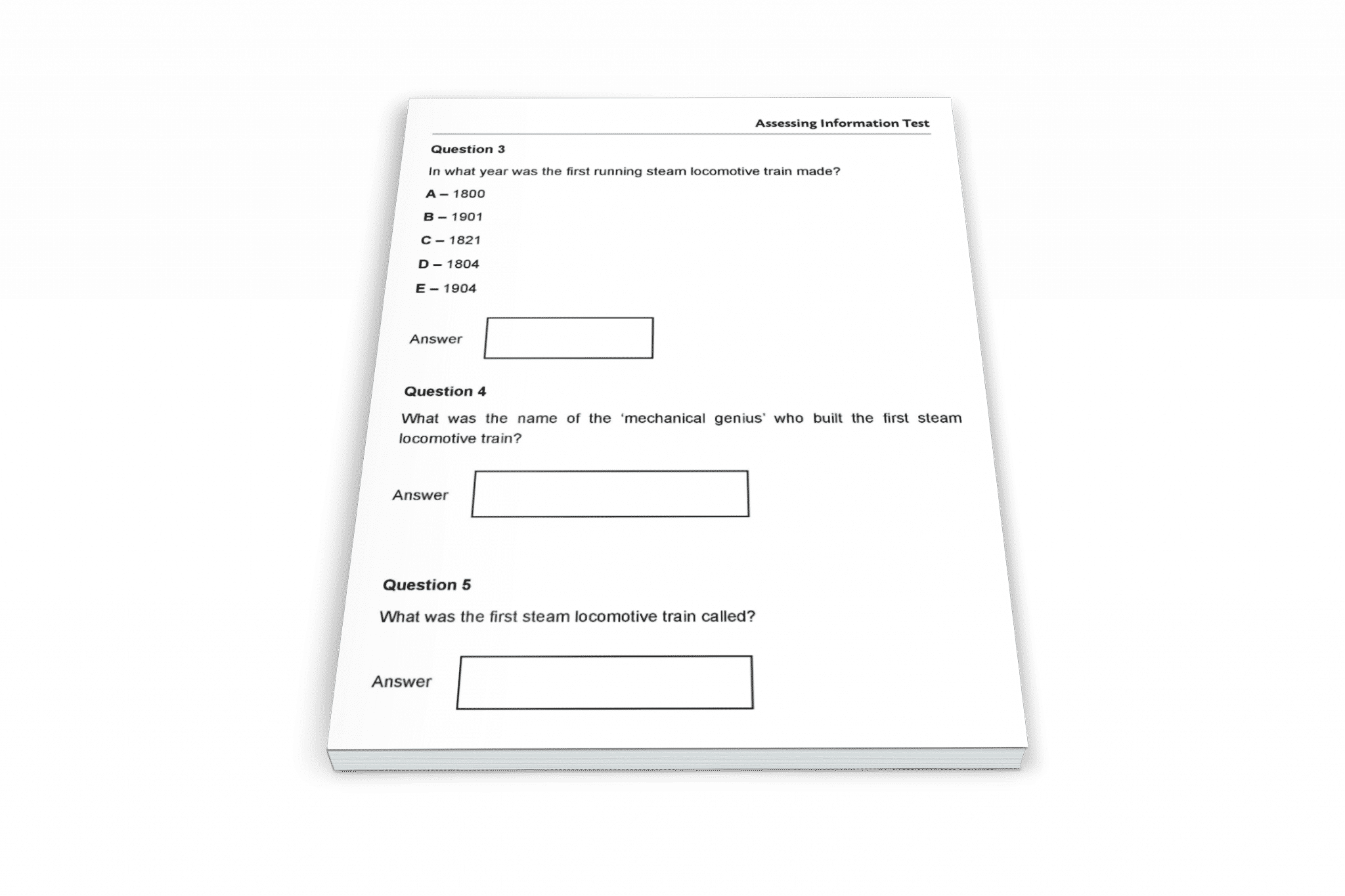 Train Driver Assessment Centre Training Course | Mock Tests