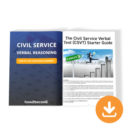 Civil Service Verbal Reasoning Tests Complete Pack Download - How 2 Become