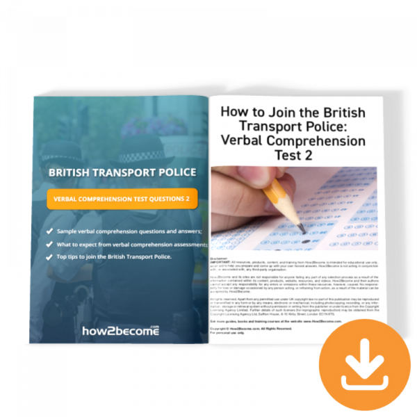 British Transport Police Verbal Comprehension Test Questions 2 Download ...