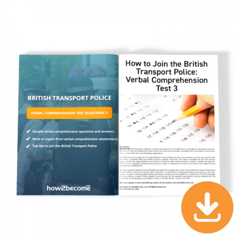 British Transport Police Verbal Comprehension Test Questions 3 Download ...