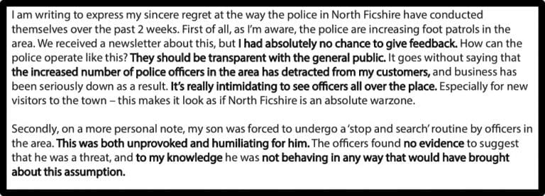 Police Online Assessment Process: (Stage 3a) Written Exercise Questions