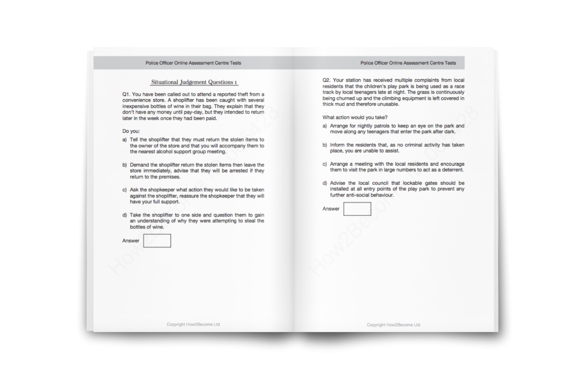 Police Situational Judgement Test Questions & Answers Download - How 2 ...