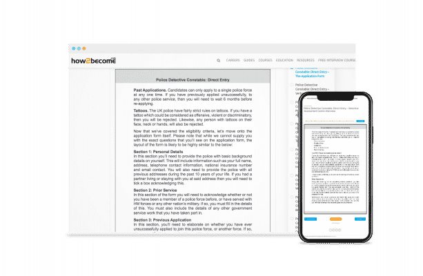 Police Direct Entry - How To Become A Detective Constable