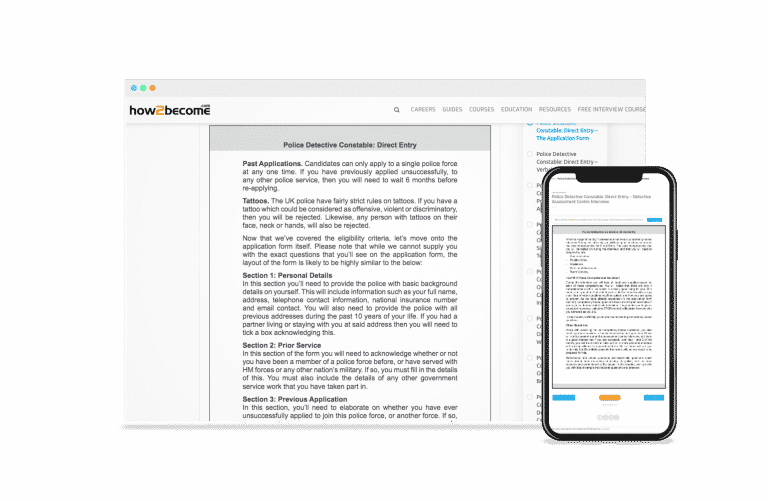 Police Direct Entry - How To Become A Detective Constable