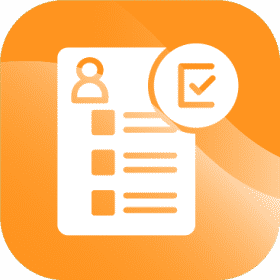 Orange Application Form Icon - How 2 Become