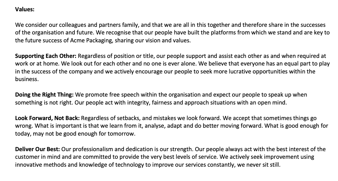 CUT-E-VER-SCA-T1 Values - How 2 Become