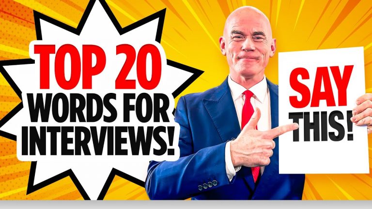 top 20 words for interviews - How 2 Become