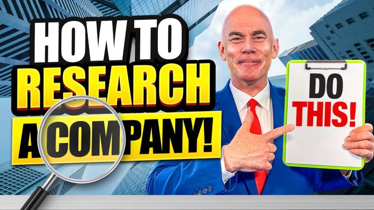 HOW TO RESEARCH A COMPANY FOR A JOB INTERVIEW!
