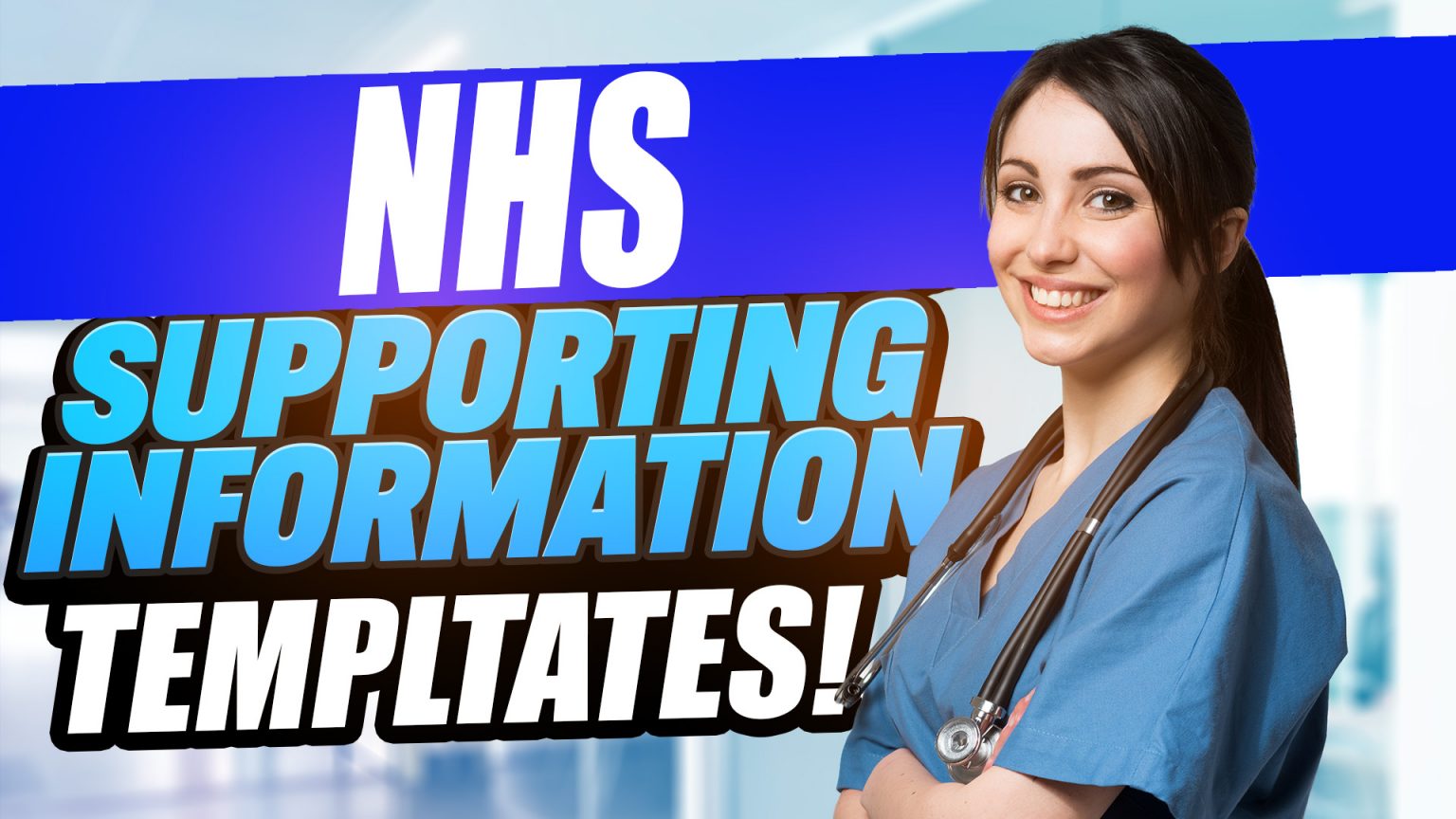NHS SUPPORTING INFORMATION APPLICATION FORM TEMPLATES - How 2 Become