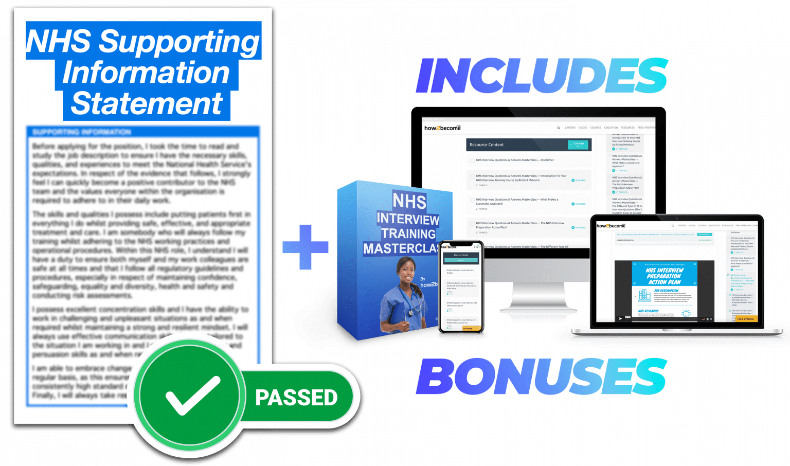 NHS Supporting Information Writing Service | Tailored to you!