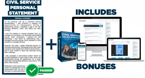 Civil Service Personal Statement Writing Service | Tailored to you!