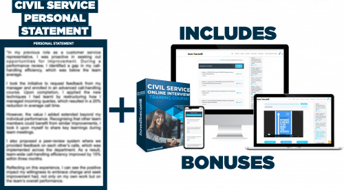 Civil Service Personal Statement Writing Service | Tailored to you!