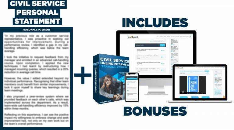 Civil Service Personal Statement Writing Service | Tailored to you!