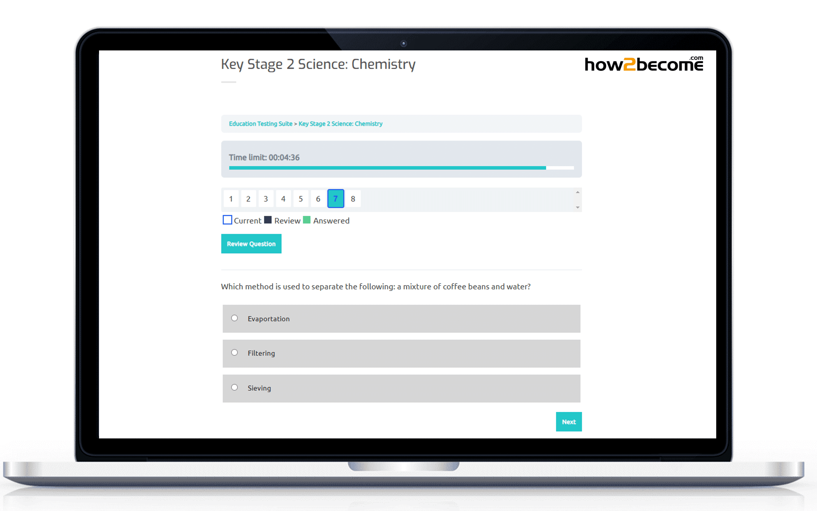 Free Access to Educational Tests KS2 Chemistry - How 2 Become