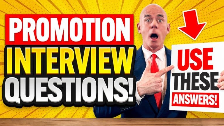 Promotion Interview Questions & Answers