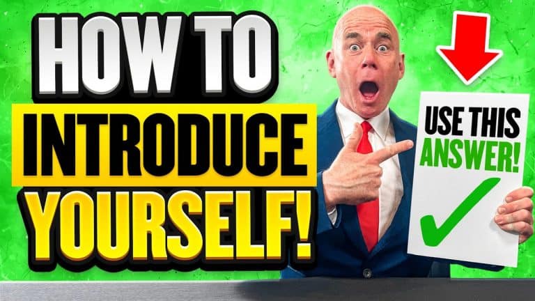 HOW TO INTRODUCE YOURSELF IN INTERVIEW! (SELF INTRODUCTION) “TELL ME ...