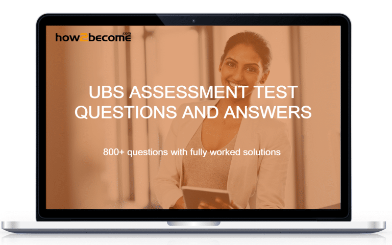 UBS Assessment Test Questions and Answers